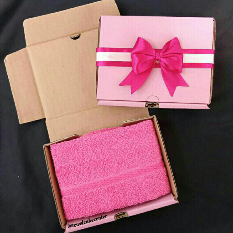 Jual Ready stock !!! Souvenir Handuk Sapu Tangan Packing Box Warna ...