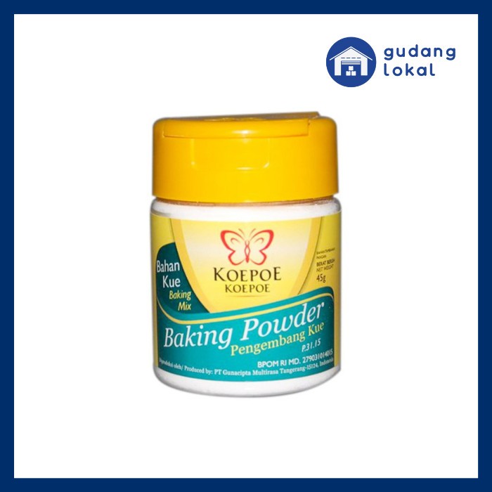 Jual BAKING POWDER KOEPOE KOEPOE 45 GR | Shopee Indonesia