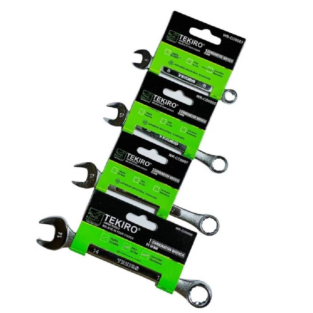 Jual Tekiro Kunci Ring Pas Satuan / ecer Berbagai Ukuran 8mm, 10mm, 12mm, 13mm, 14mm, 17mm, 19mm ...