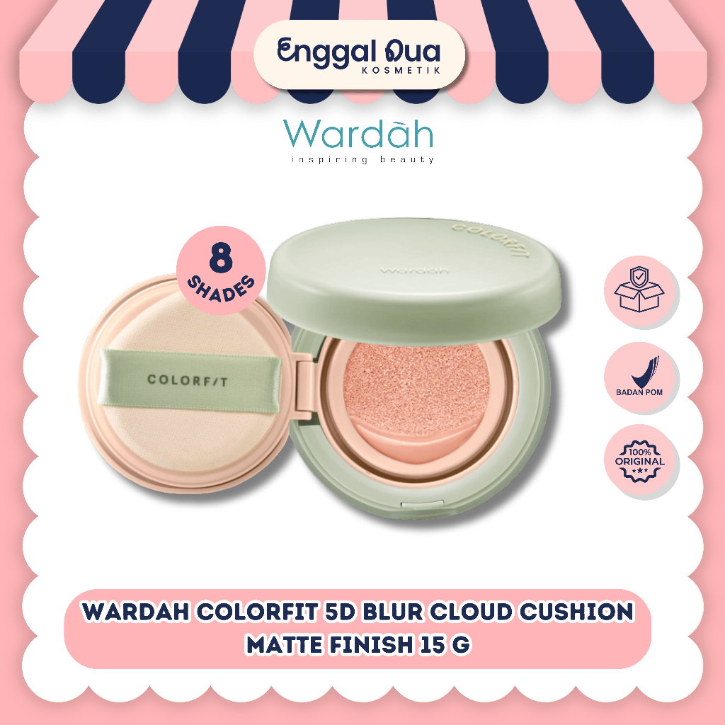 Jual WARDAH Colorfit 5D Blur Cloud Cushion | Shopee Indonesia