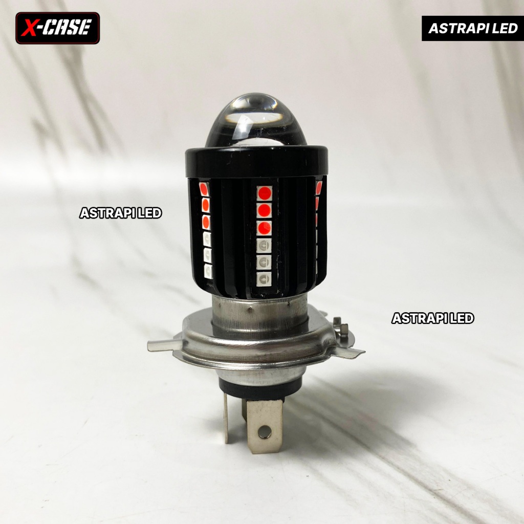 Jual Xcase Lampu Utama Motor Laser H4 Alien Led 2 Warna 20 Watt Putih ...