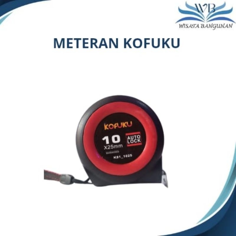 Jual Meteran Anti Pecah/ Meteran Karet kofuku 10m | Shopee Indonesia