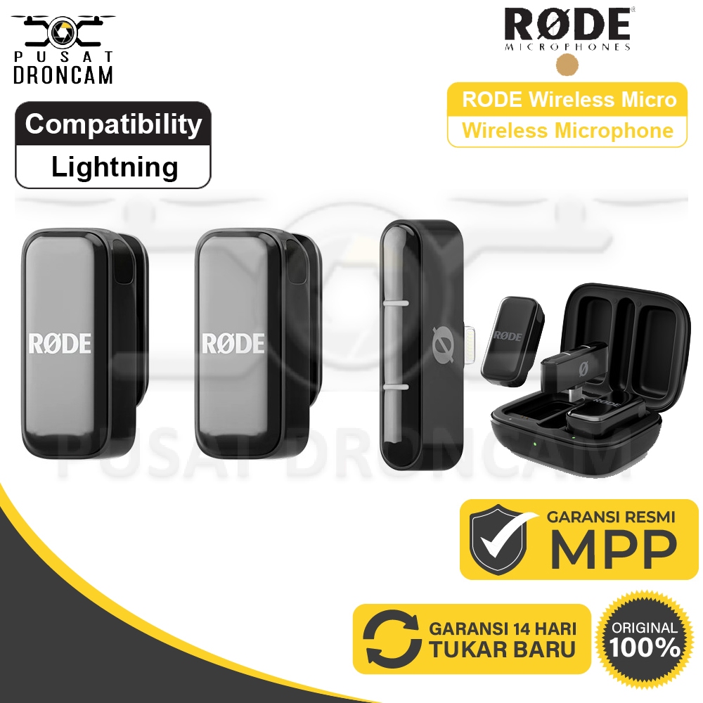 Jual RODE Wireless Micro 2-Person Ultracompact Wireless Microphone ...