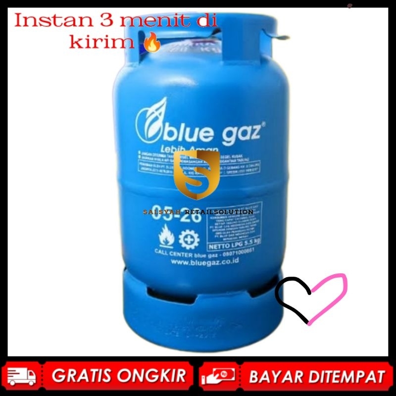 Jual Tabung Blue (KOSONGAN) Gaz Blue Gas Tabung 5kg Tabung Gas 5,5kg ...