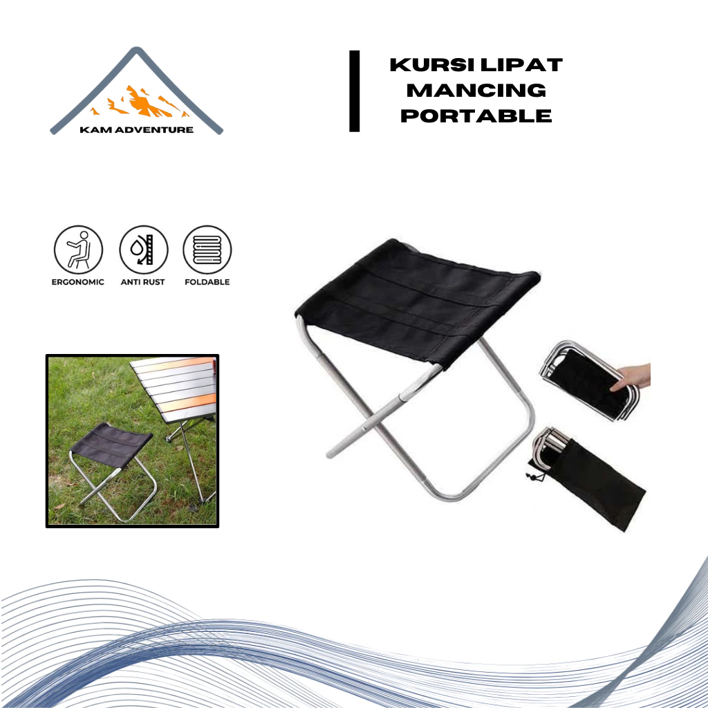 Jual kursi lipat mancing - kursi lipat protable | Shopee Indonesia