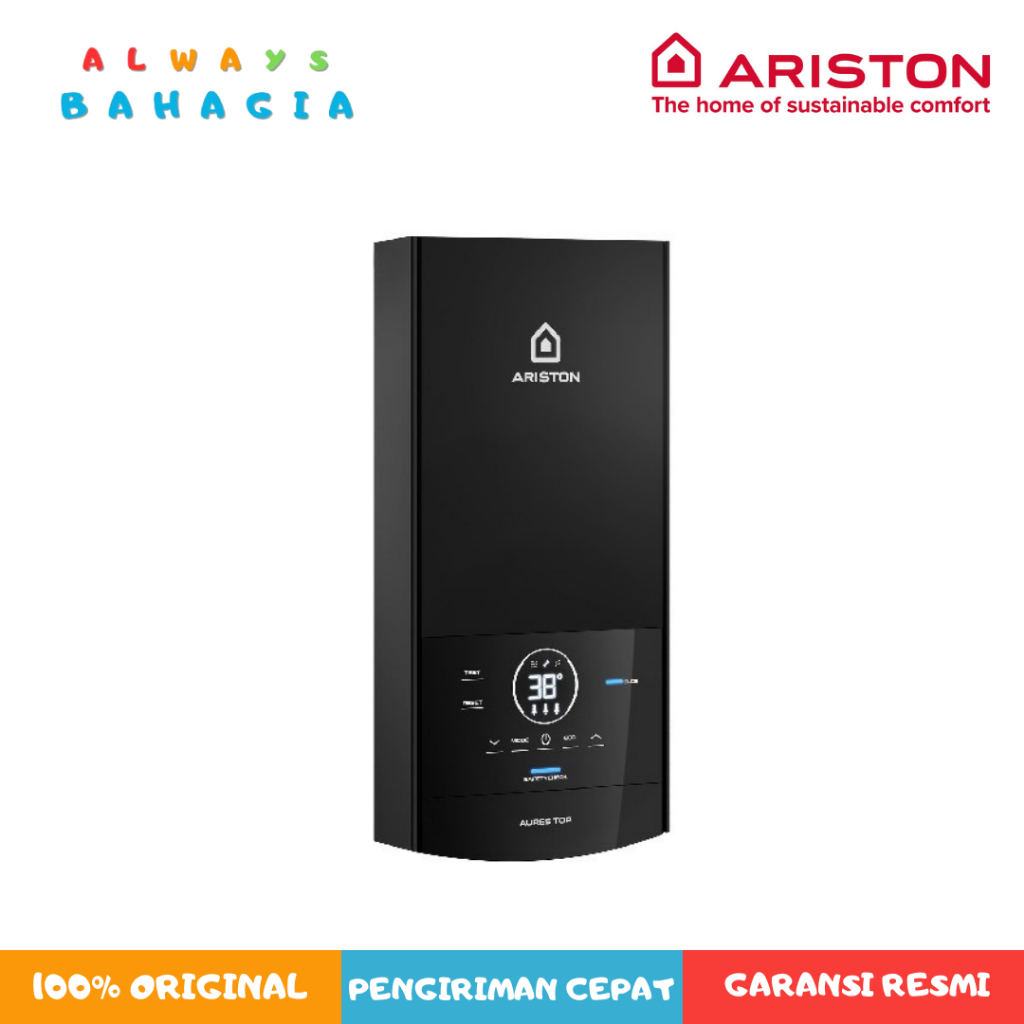 Jual ARISTON AURES TOP Instant Water Heater 2400 Watt Tanpa Tangki ...