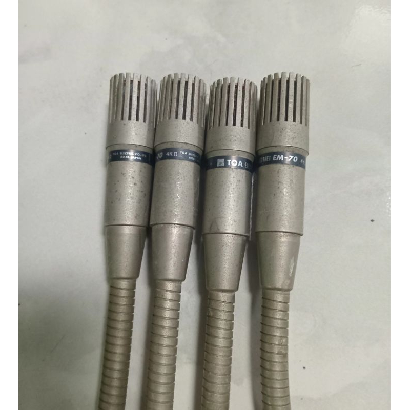 Jual mic meja kondenser TOA em-70 original | Shopee Indonesia