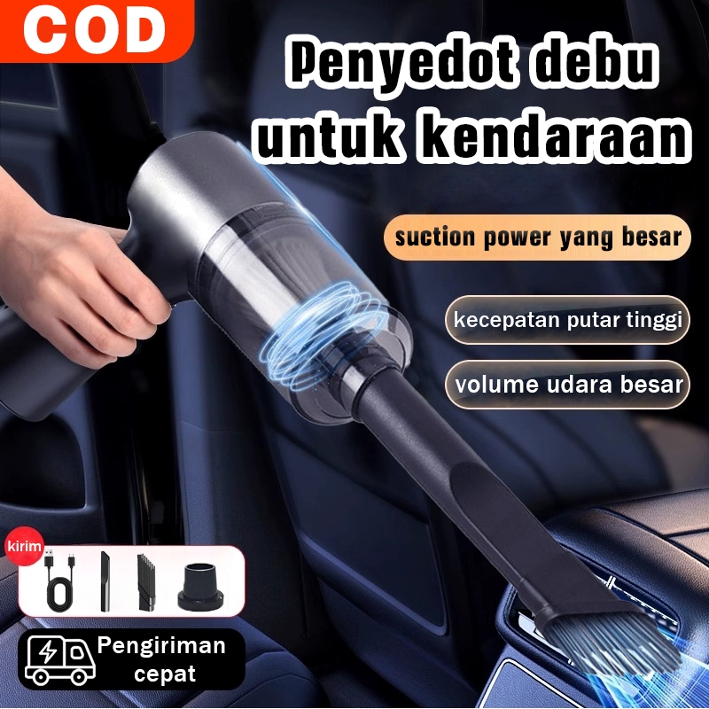 Jual [Best selling]Wireless Car Vacuum Cleaner Portable vacum Vakum ...