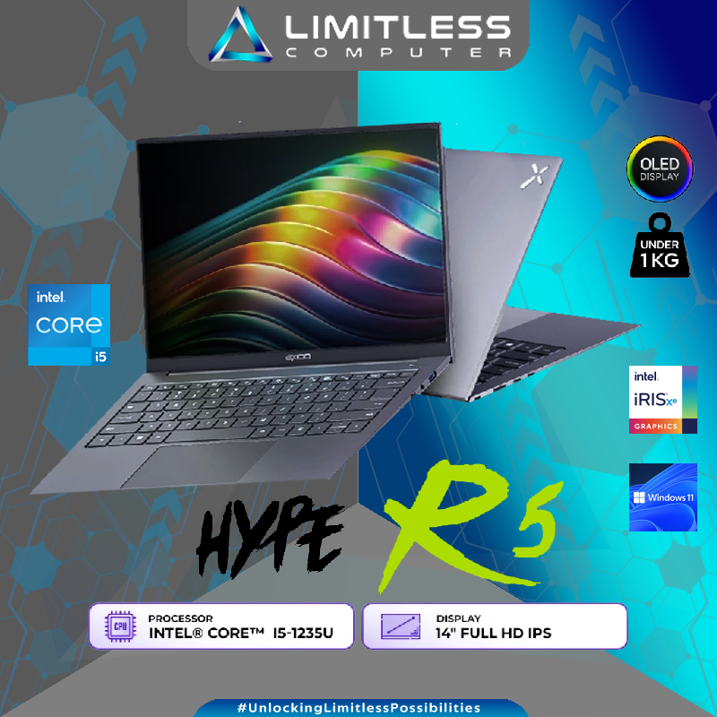 Jual Axioo HYPE R5 OLED Core i5 1235U 24GB 512GB Iris XE 14 Inch FHD+ ...