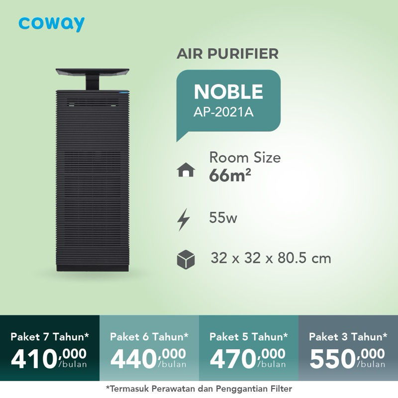 Jual Air Purifier Coway NOBLE AP-2021A | Shopee Indonesia