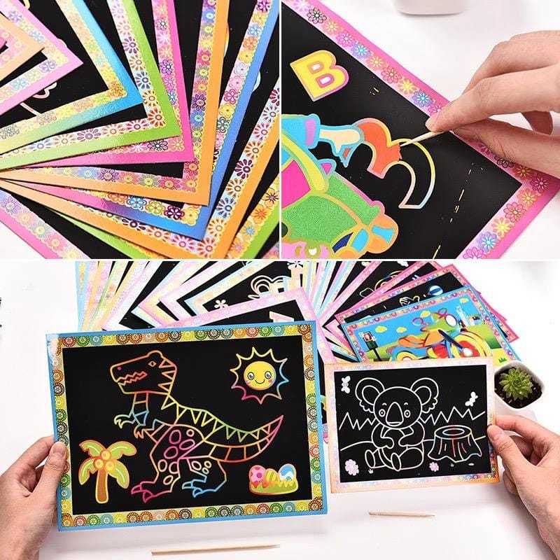 Jual MAINAN GOSOK MEWARNAI / MAGIC STRATCH COLOR / DIY MEWARNAI ANAK ...