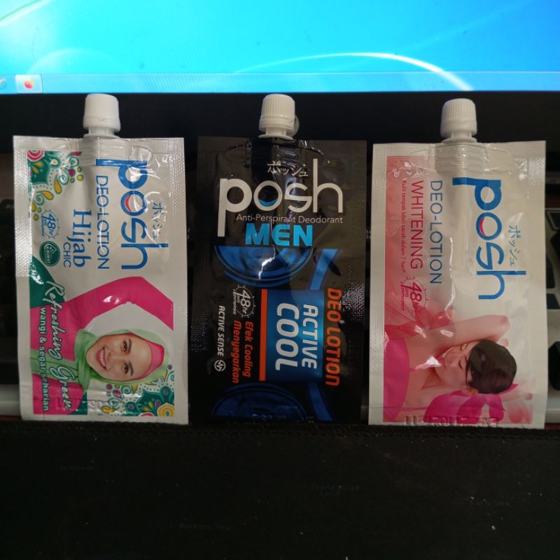 Jual Posh DEO-LOTION Sachet All Varian per SACHET | Shopee Indonesia