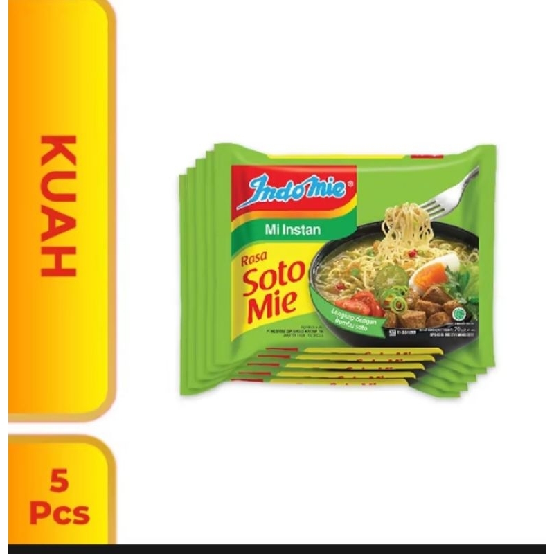 Jual Indomie Rasa Soto Mie 5pcs | Shopee Indonesia