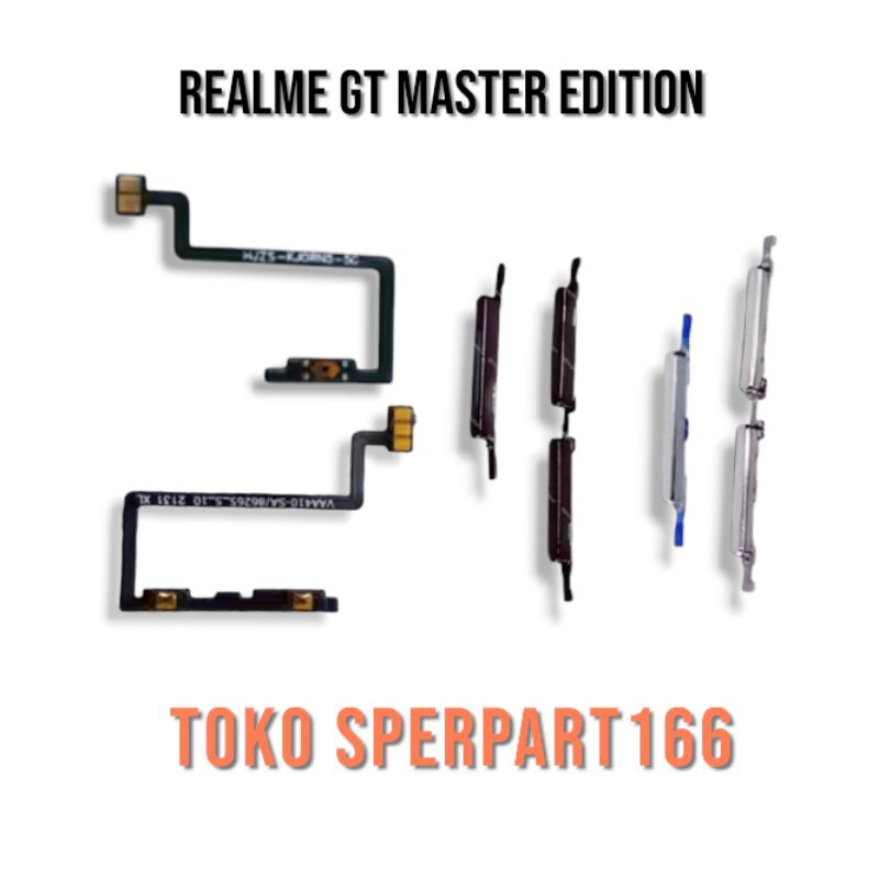 Jual TOMBOL LUAR+FLEXSIBEL ON OFF VOLUME REALME GT MASTER EDITION (1SET) | Shopee Indonesia