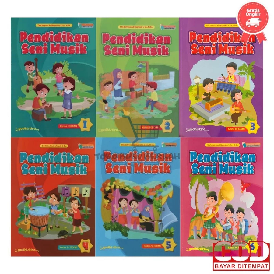 Jual Pendidikan Seni Musik kelas 1,2,3,4,5,6 SD/MI Kurikulum Merdeka ...