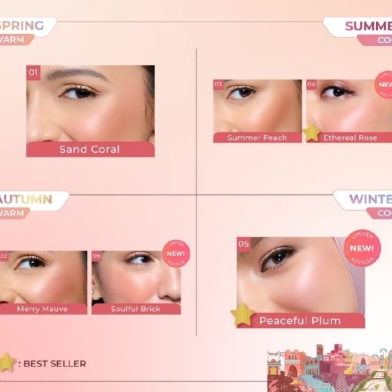 Jual WARDAH COLORFIT CREAM BLUSH ALL VARIAN SHADE - ORIGINAL | Shopee Indonesia