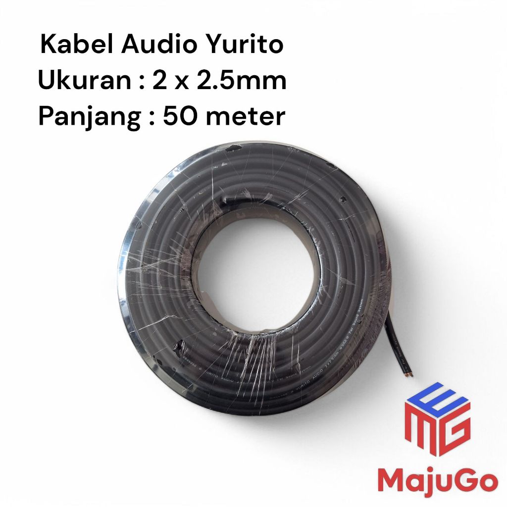Jual Kabel Audio YURITO Type 2X2.5 mm Panjang 50M | Shopee Indonesia
