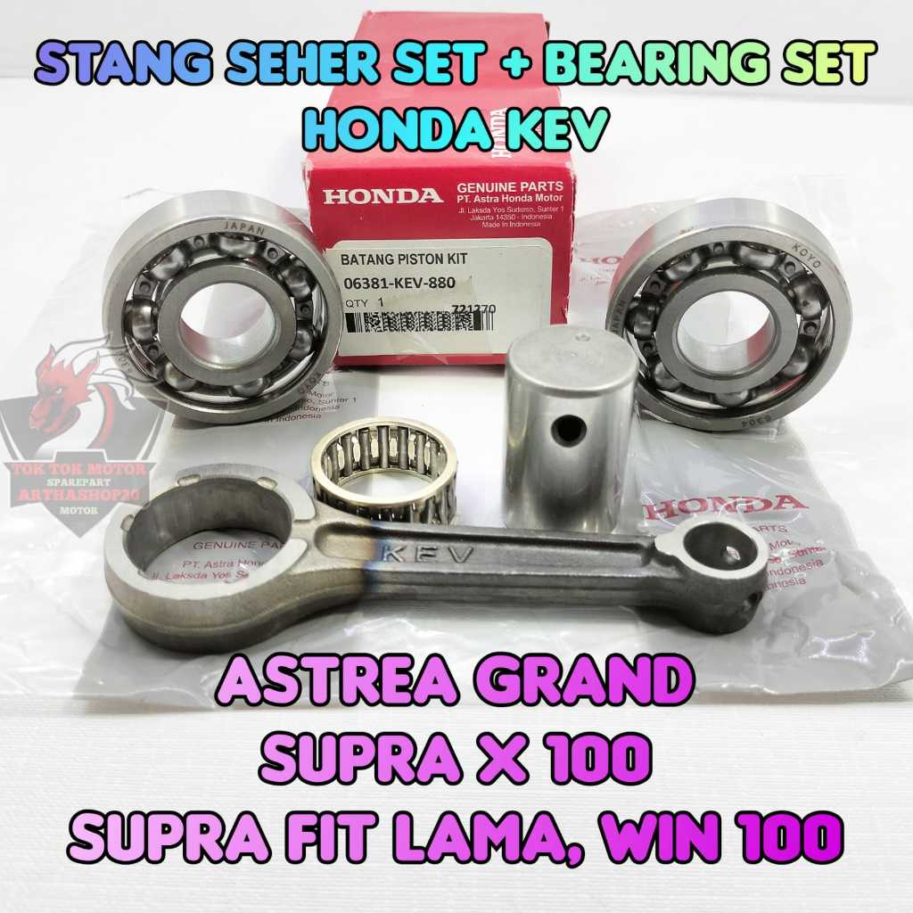 Jual STANG SEHER SET KEV + Bearing 2 pcs ASLI ORIGINAL Motor HONDA ...