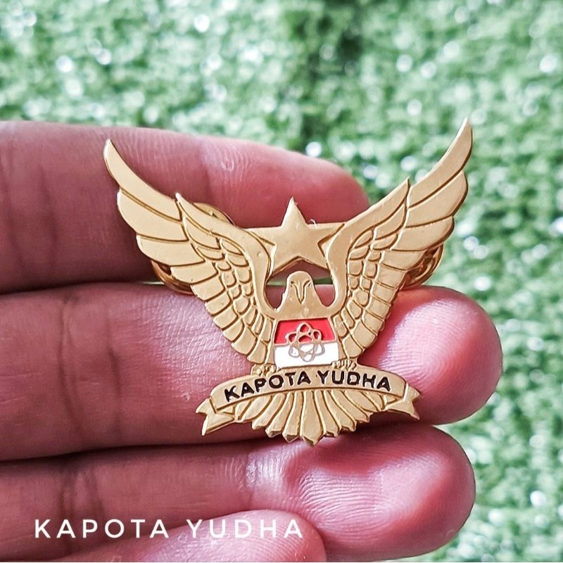 Jual Brivet/Brevet/Wing Kapota Yudha 100% kuningan | Shopee Indonesia