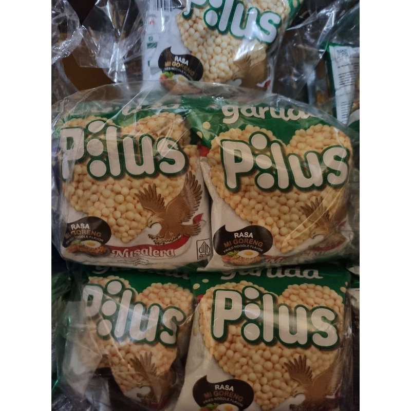 Jual Pilus garuda dan kacang atom garuda renceng/ isi 10 pcs | Shopee ...