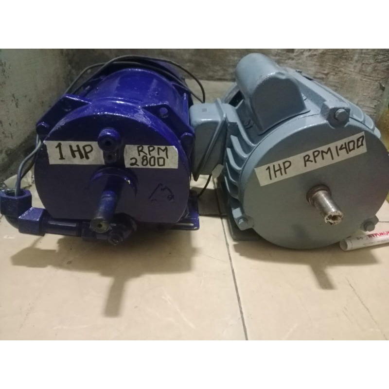 Jual dinamo penggeraklistrik 1 phase 0,75 kw 1 HP, rpm 1400/rpm2800 | Shopee Indonesia