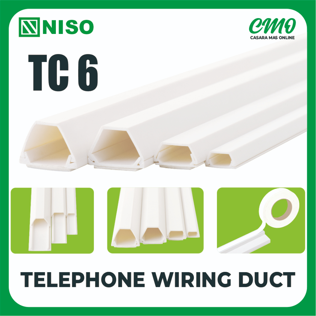 Jual Kabel Protektor / DUCTING TC NISO TC 6 protector cable / cable duct TC6 NISO, Kualitas ...