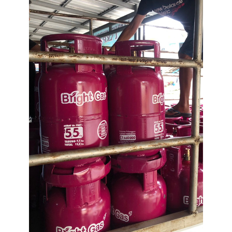 Jual Tabung LPG/elpiji Bright Gas 5,5kg (Kosongan) | Shopee Indonesia