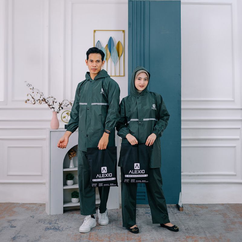 Jual Jas Hujan BY ALEXIO Setelan Dewasa Pria Wanita Anti Rembes | Shopee Indonesia