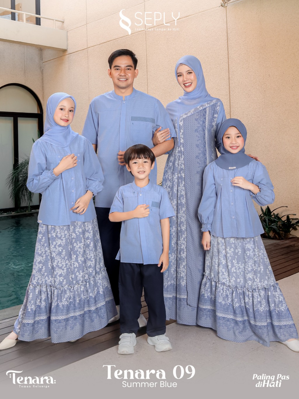 Jual (Ready) SEPLY TENARA 09 SUMMER BLUE - SARIMBIT SEPLY TENARA ...