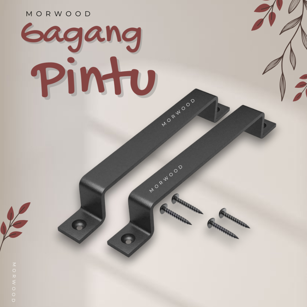 Jual Handle Gagang Pintu Plat Besi Vintage Industrial material besi ...