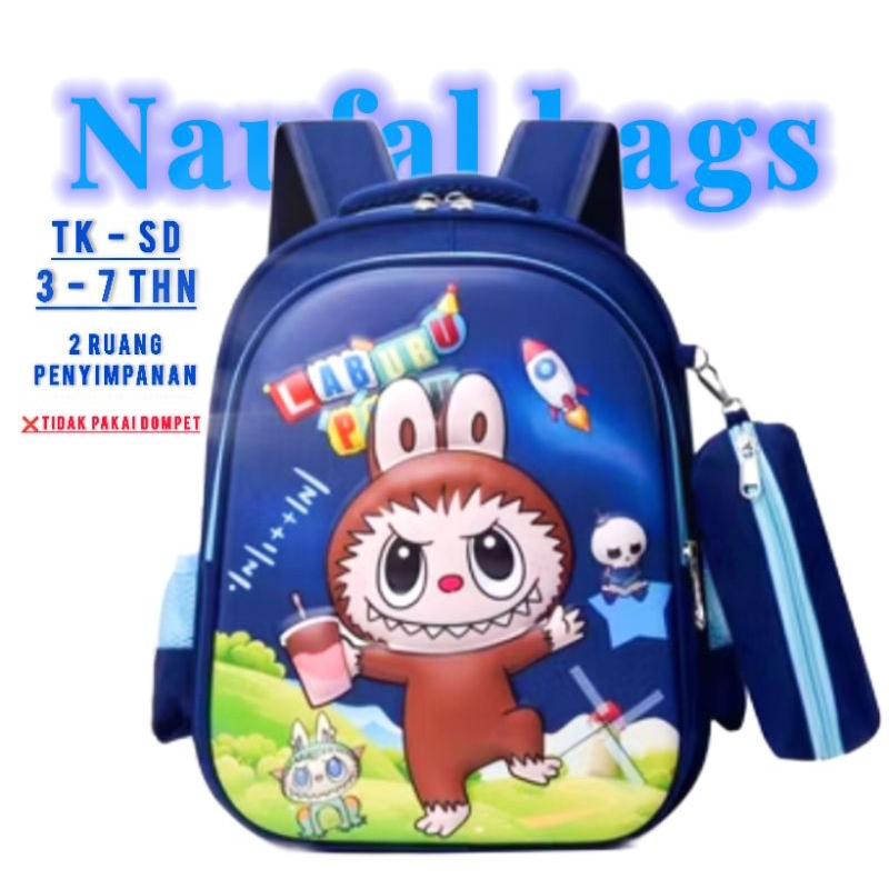 Jual Naufal.storebag Tas anak karakter labubu terbaru anak PAUD TK SD-tas labubu viral-Tas ...