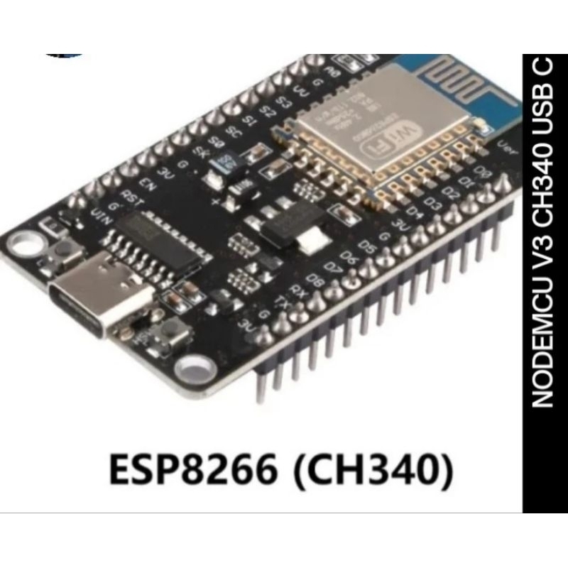 Jual NEW USB TYPE-C module nodemcu V3 CH340 wemos d1 mini WIFI esp8266 IOT | Shopee Indonesia