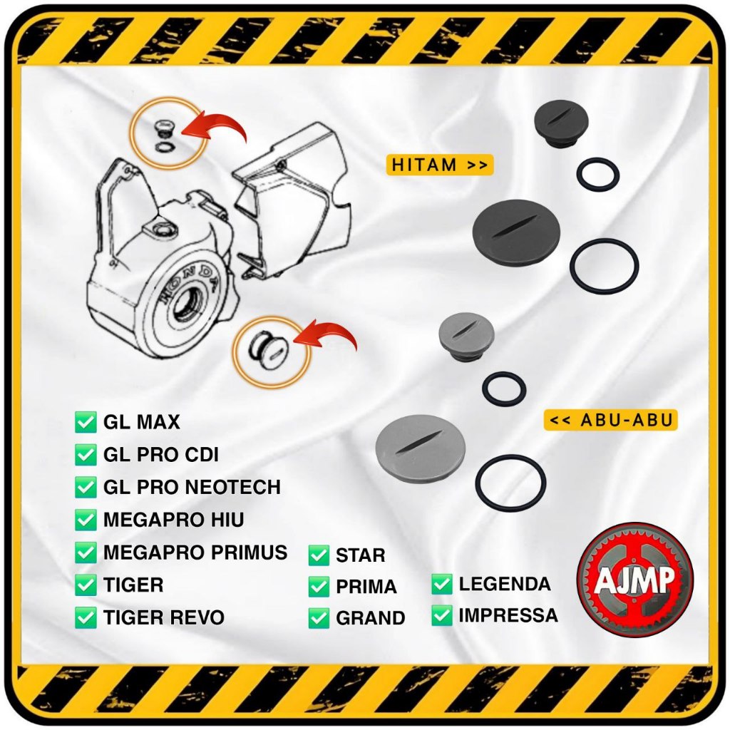 Jual Baut Cover Tutup Top Bak Kalter Magnet HONDA GRAND PRIMA STAR ...