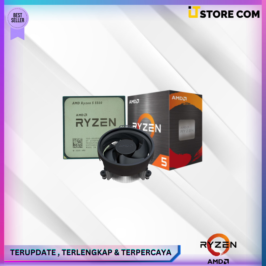 Jual AMD CPU PROCESSOR RYZEN 5 5500 WRAIGHT STEALTH COOLER | Shopee Indonesia