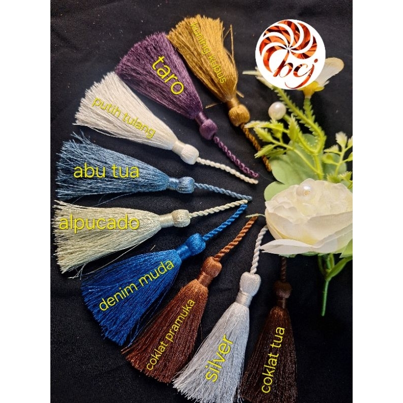 Jual aksesoris tasel hijan,jambul hijab,rumbai hijab kerudung,bahan ...