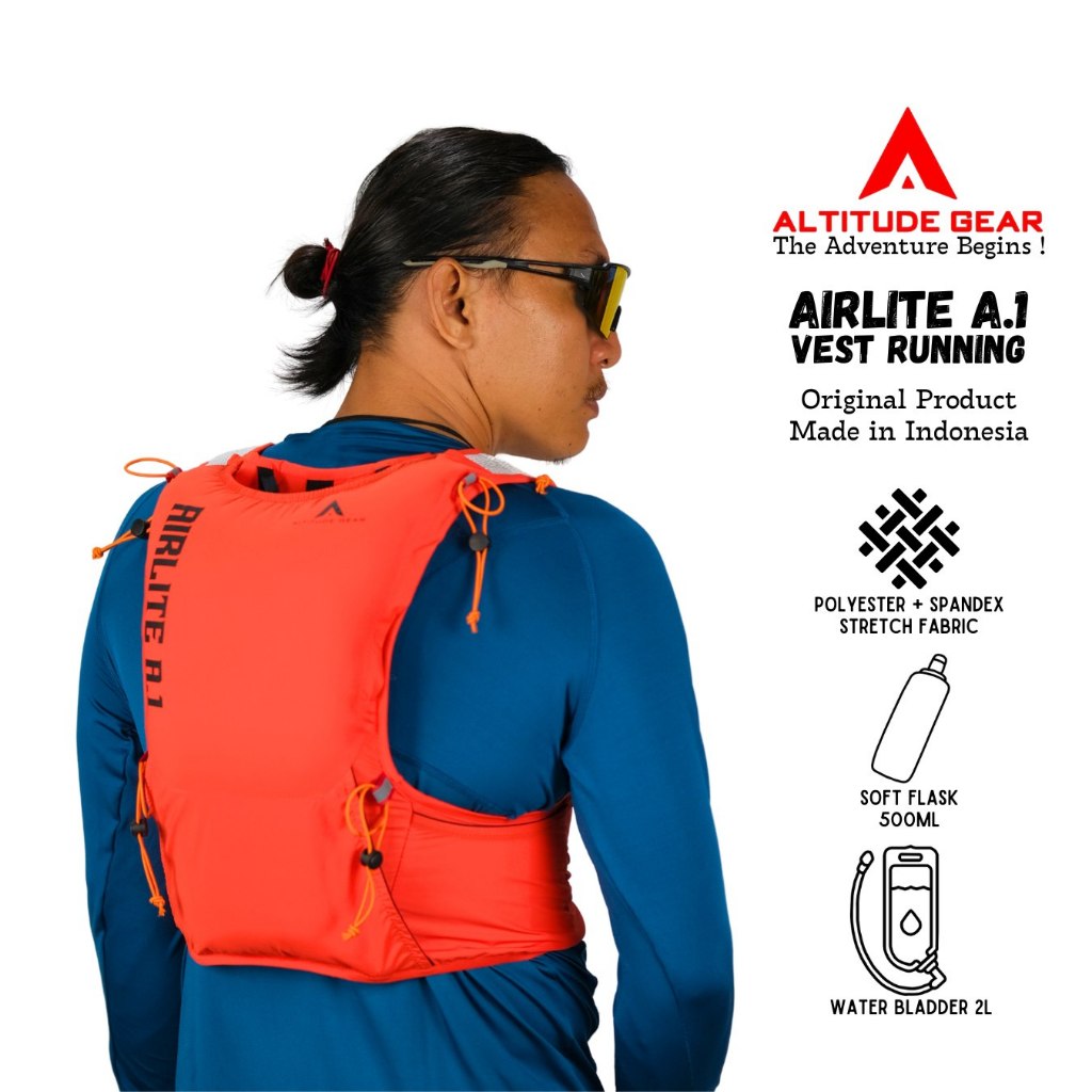 Jual Altitude Gear Airlite A.1 Rompi Vest Trail Running Tas Hydropack ...