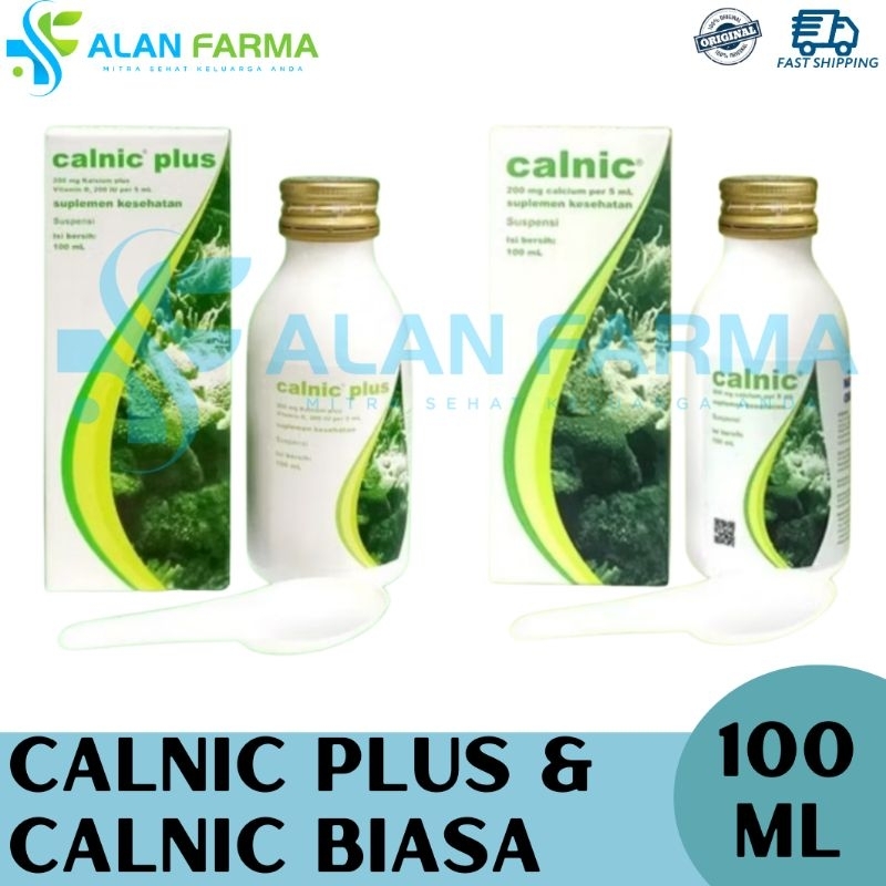 Jual Calnic Plus Sirup 100 mL | Calnic Suspensi 100 mL | Suplemen ...