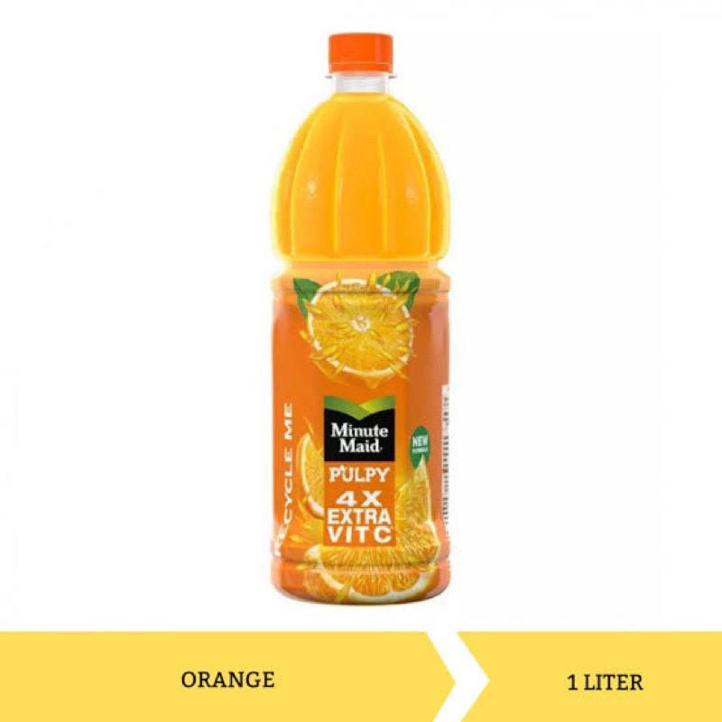 Jual Minute Maid Pulpy Orange 1L | Shopee Indonesia