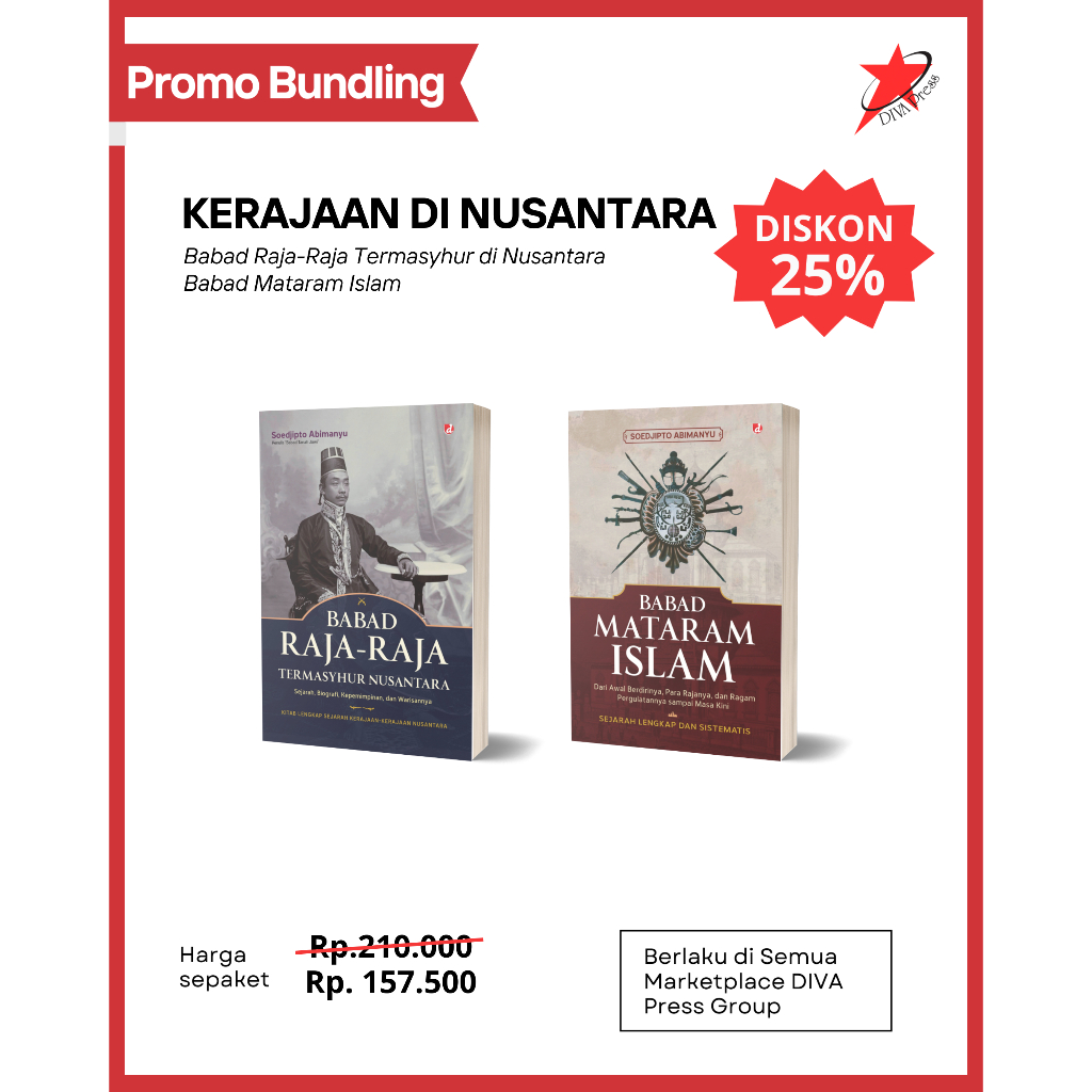 Jual DIVA Press Paket Buku Babad Raja-Raja Termasyhur Nusantara & Babad ...