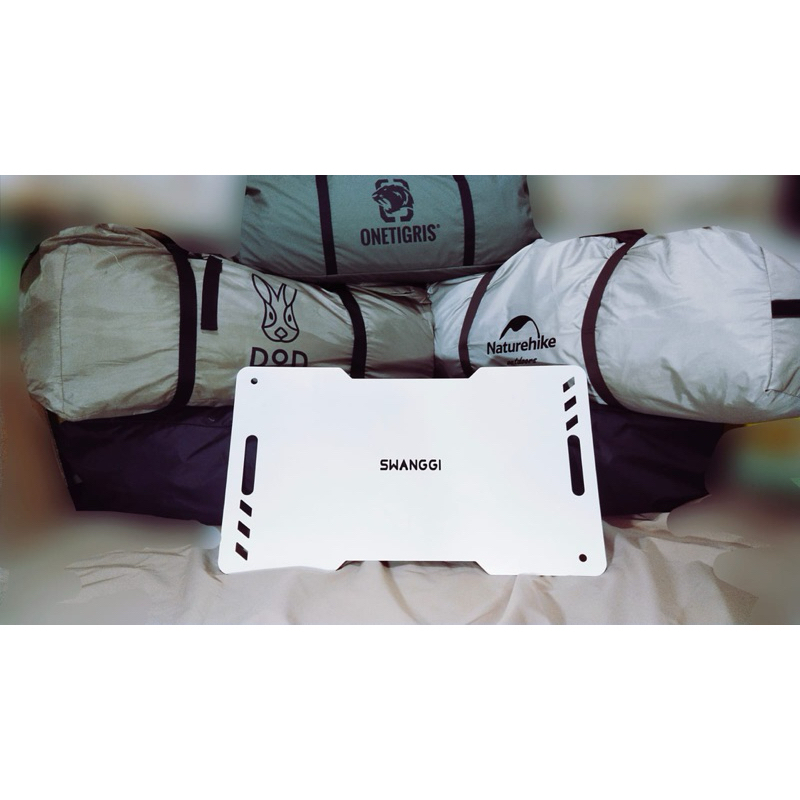 Jual NEW SWANGGI Baltic White Top Table Meja Besi Kuat Tebal Anti karat ...