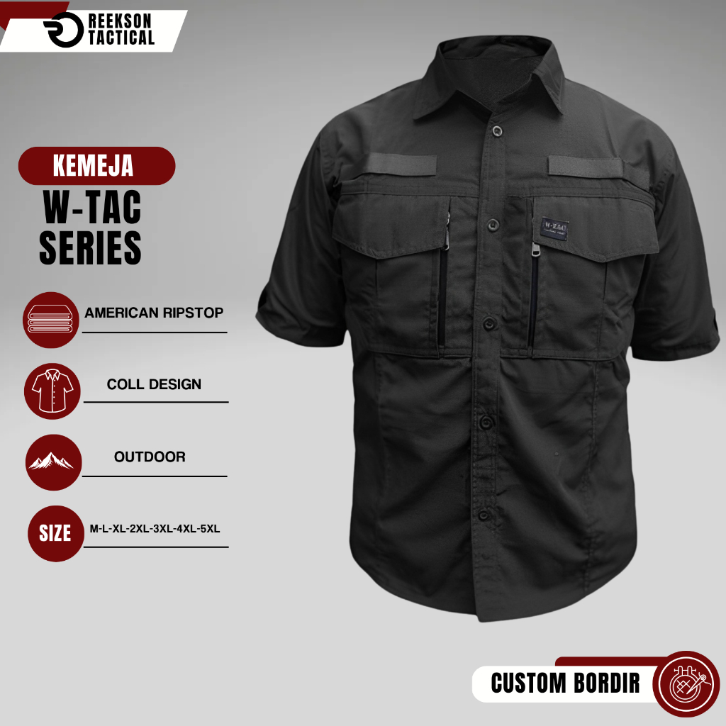 Jual Kemeja Tactical W-tac Pendek Lapangan Ripstop Outdoor Proyek ...