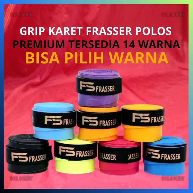 Jual Grip Raket Karet Fraser Polos / Grip Raket KARET FRASSER POLOS ...
