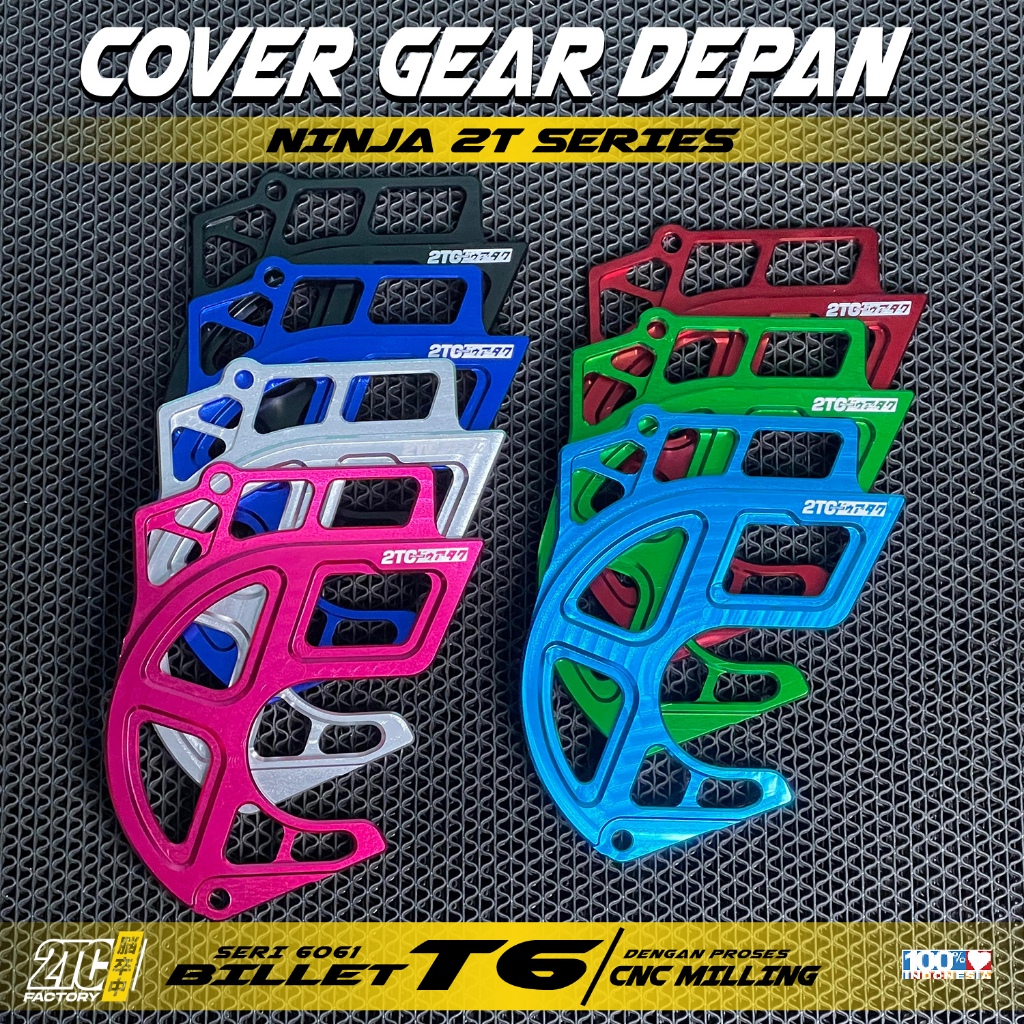 Jual COVER GEAR 2D TUTUP GEAR DEPAN NINJA 2T SERIES COVER GEAR DEPAN ...
