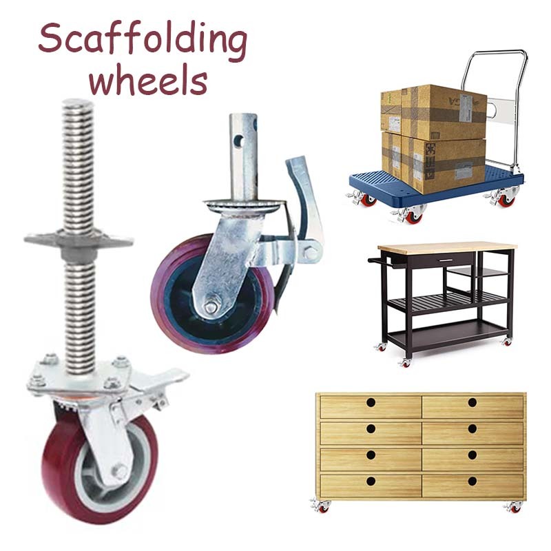 Jual 15cm Roda Steger Scafolding /Roda Scaffolding 6 Inch Roda Steling ...