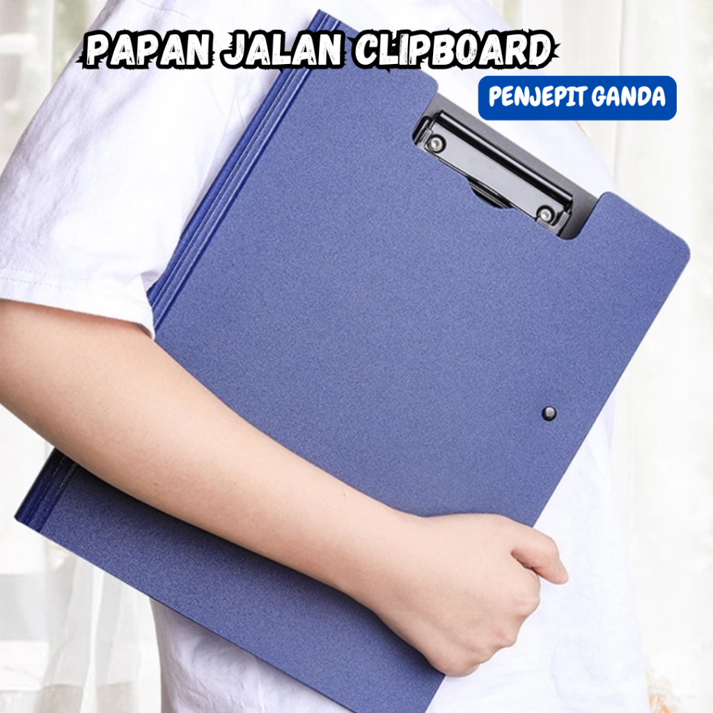 Jual Clipboard Papan Jalan 2 in 1 Aesthetic Papan Ujian Buka Tutup Map ...