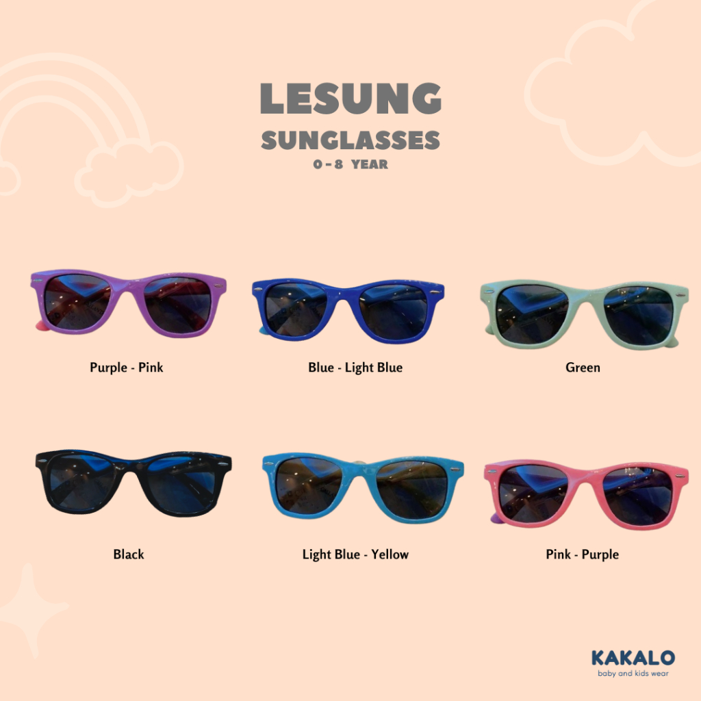Jual KAKALO Kacamata Anak | Lesung Sunnies (0-8 Tahun) | Shopee Indonesia