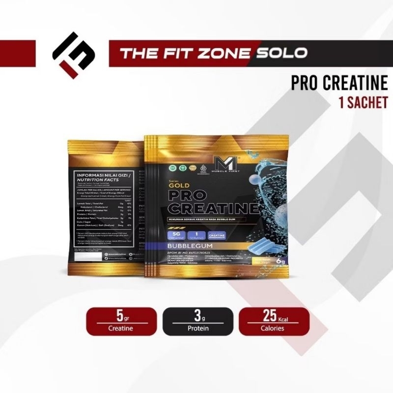 Jual M1 Muscle First Gold Pro Creatine 1 Sachet 1 Servings Tester ...