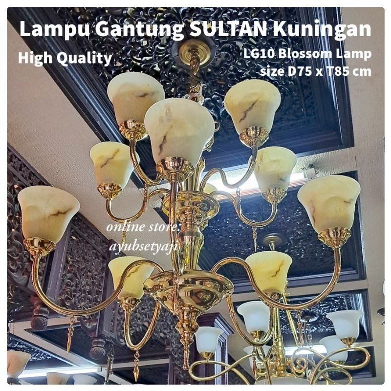 Jual Lampu Gantung Kuningan Model LG10 BLOSSOM LAMP Dekorasi Lampu ...