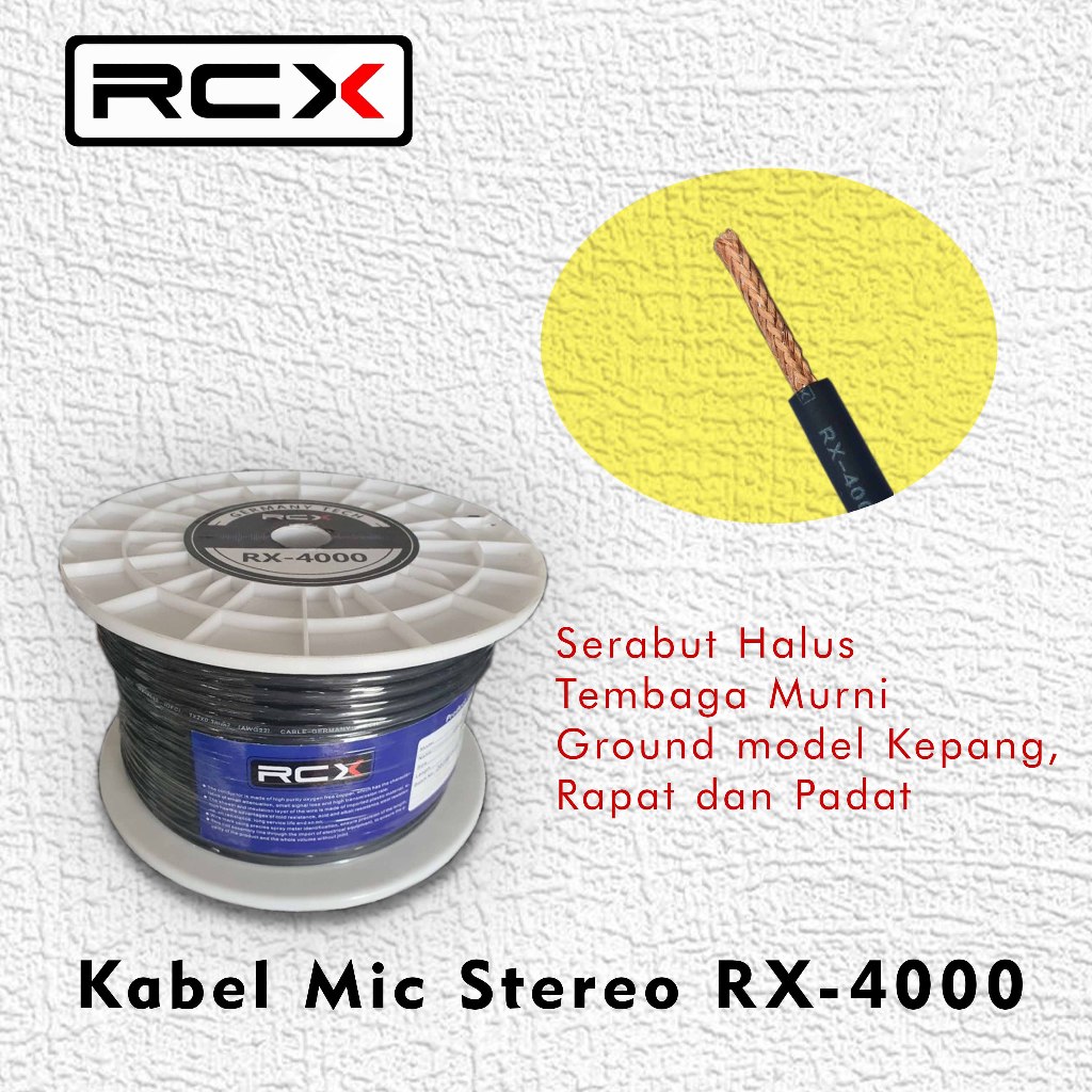 Jual Kabel Mic Stereo RCX RX-4000 | Shopee Indonesia