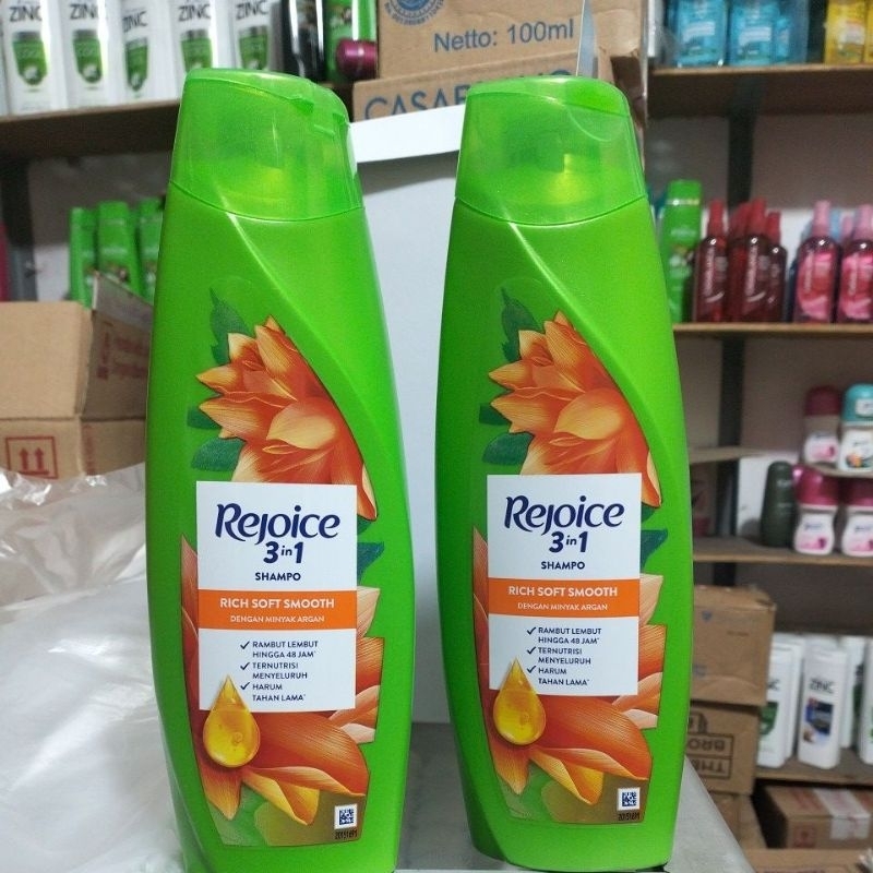 Jual Rejoice shampoo 340ml jumbo rich soft smooth | Shopee Indonesia